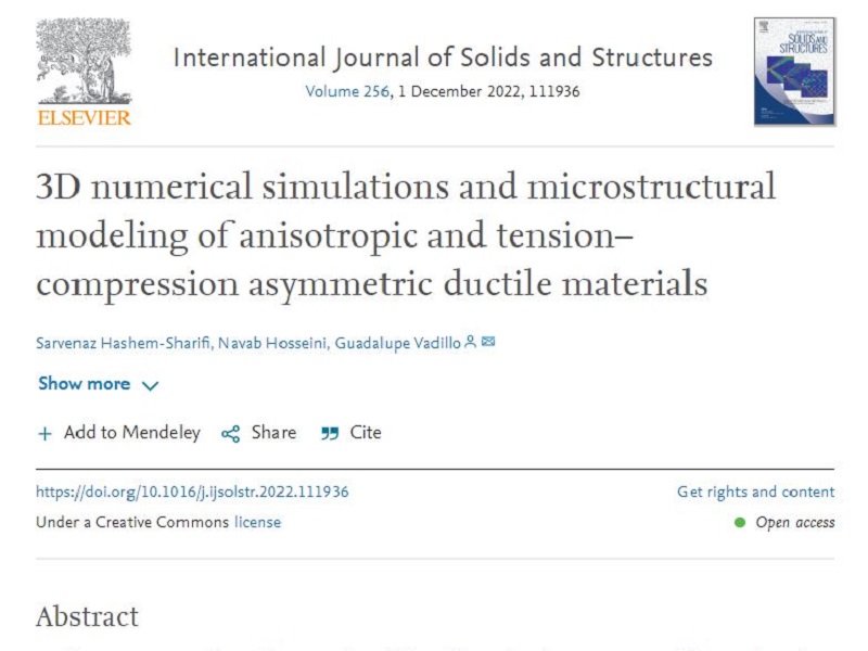 News - NSM - Nonlinear Solid Mechanics Group