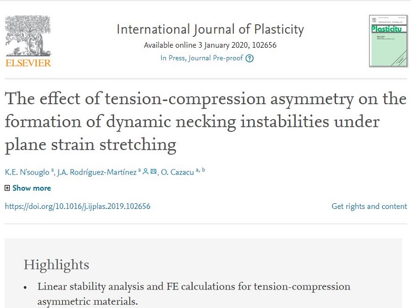 A new paper has been accepted for publication in International Journal ...